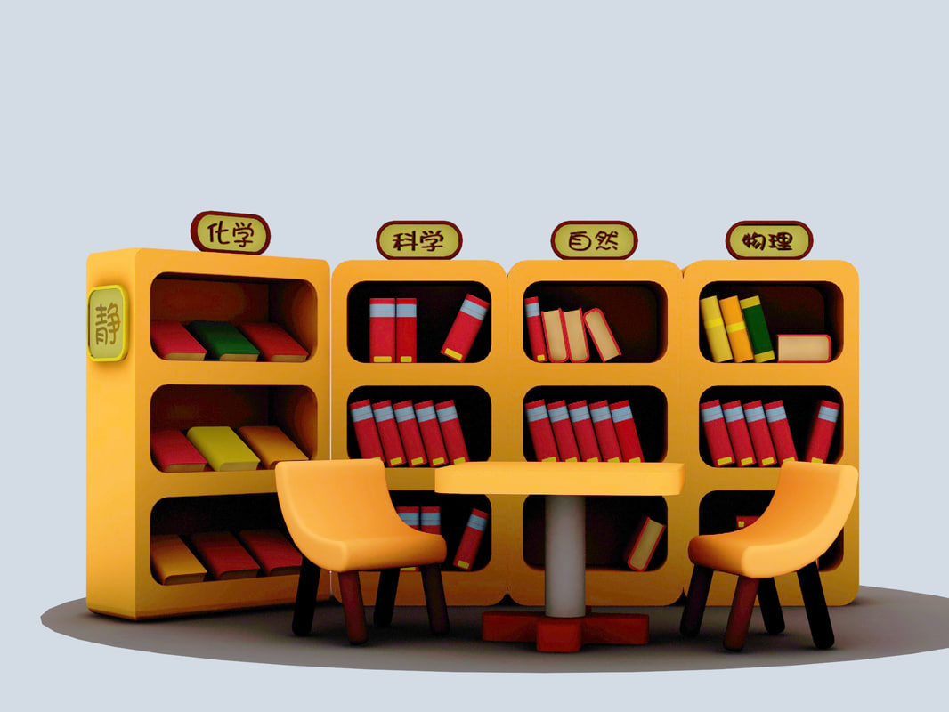 cartoon library 3d max
