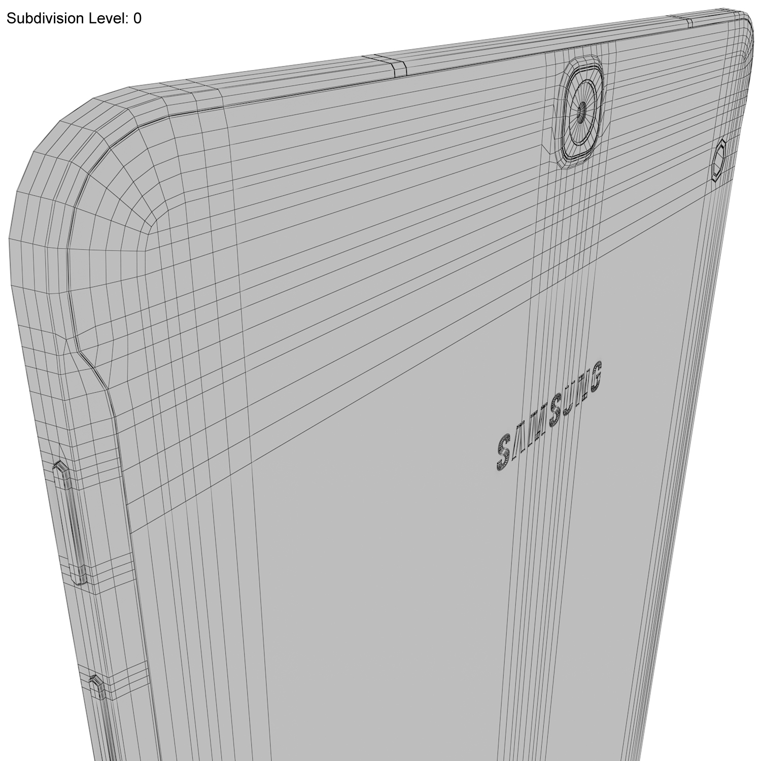 3d model realistic samsung galaxy tab