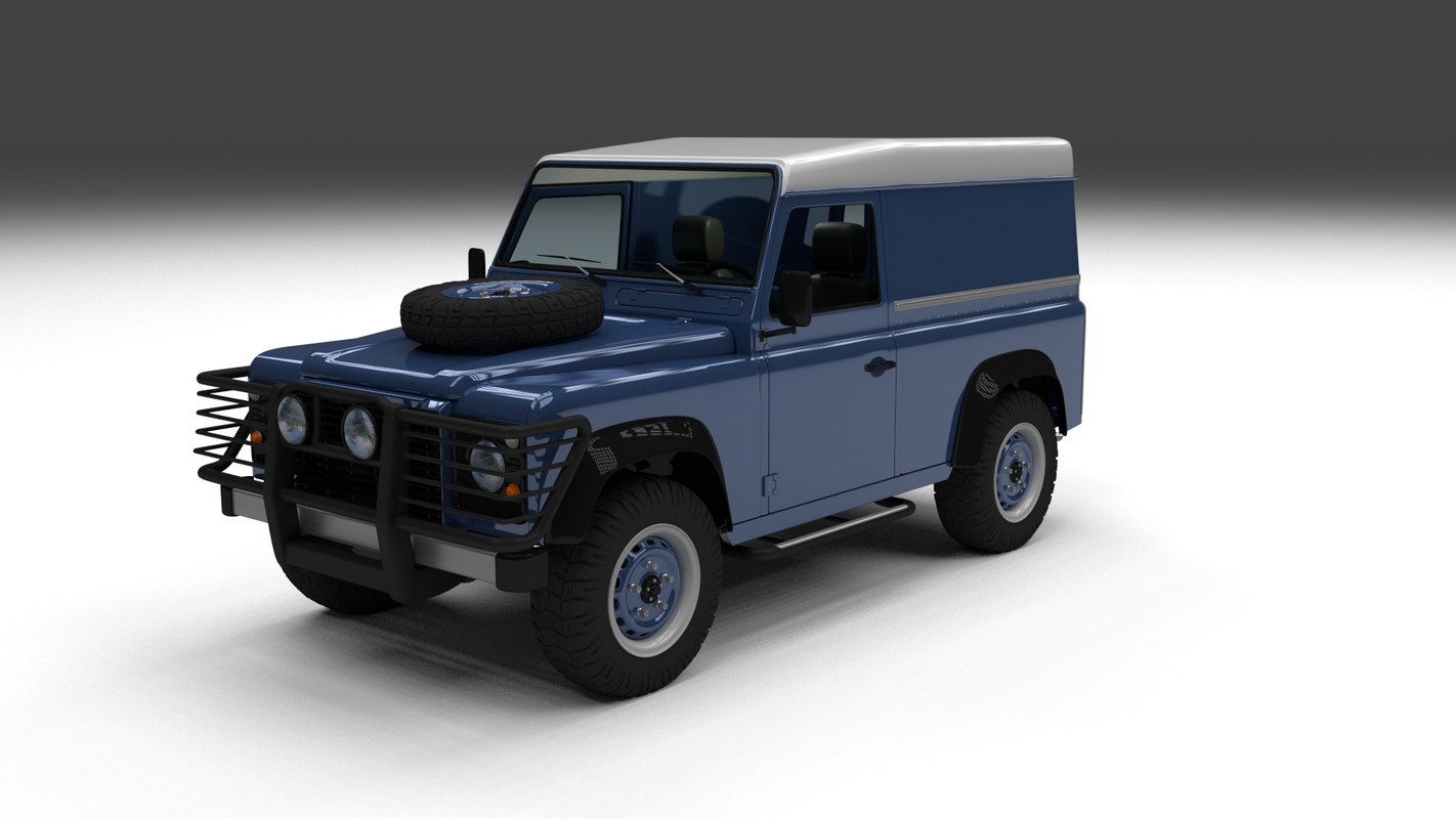 land rover defender 90 3d model