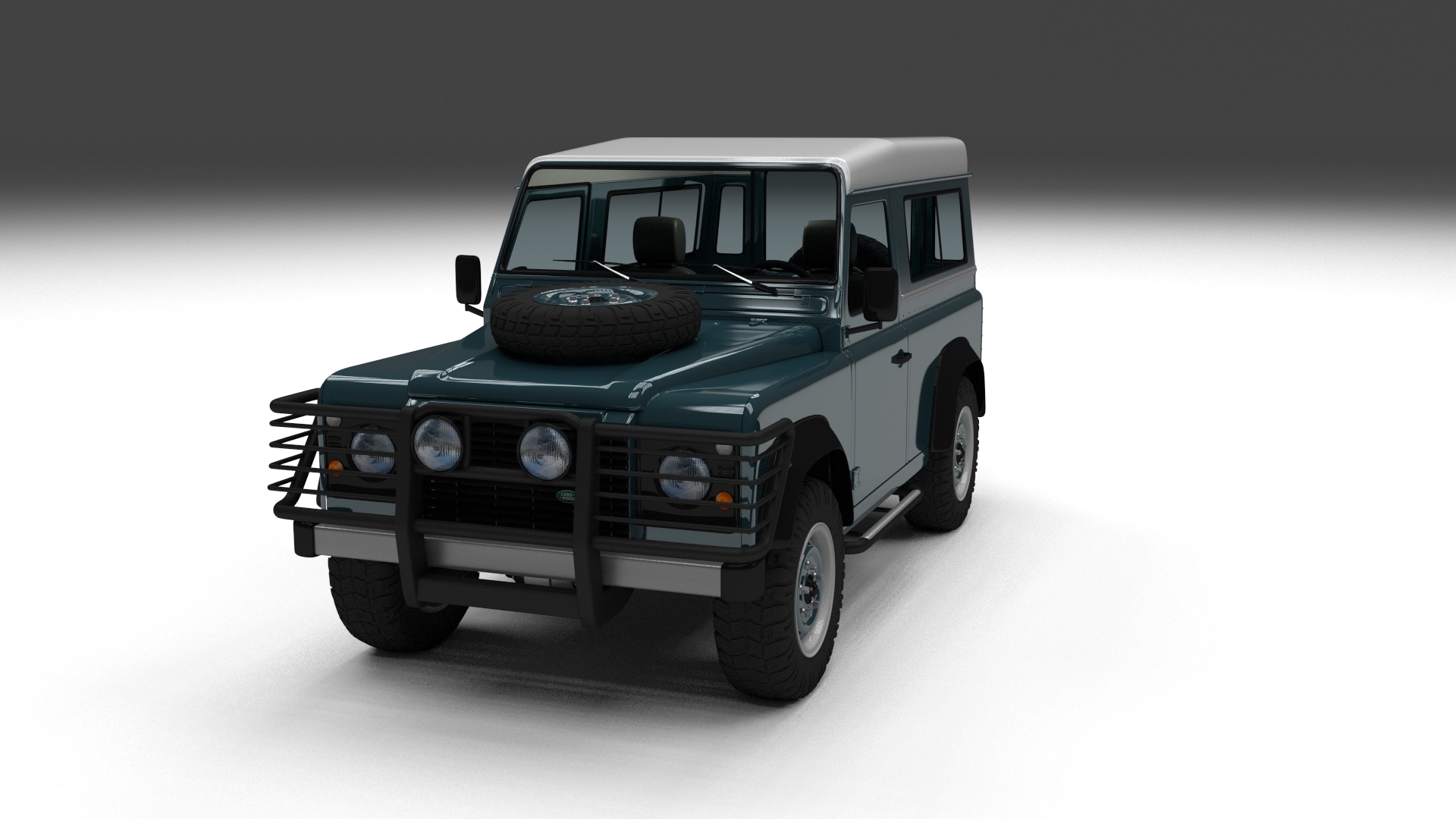 land rover defender 90 3d model