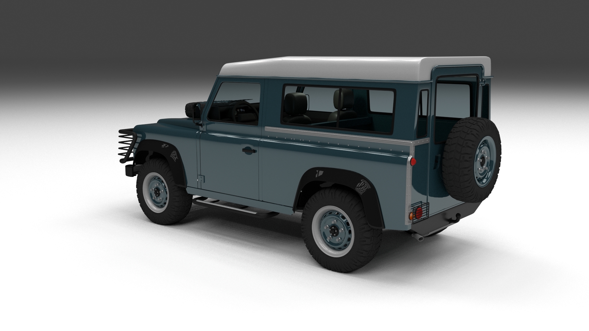 land rover defender 90 3d model