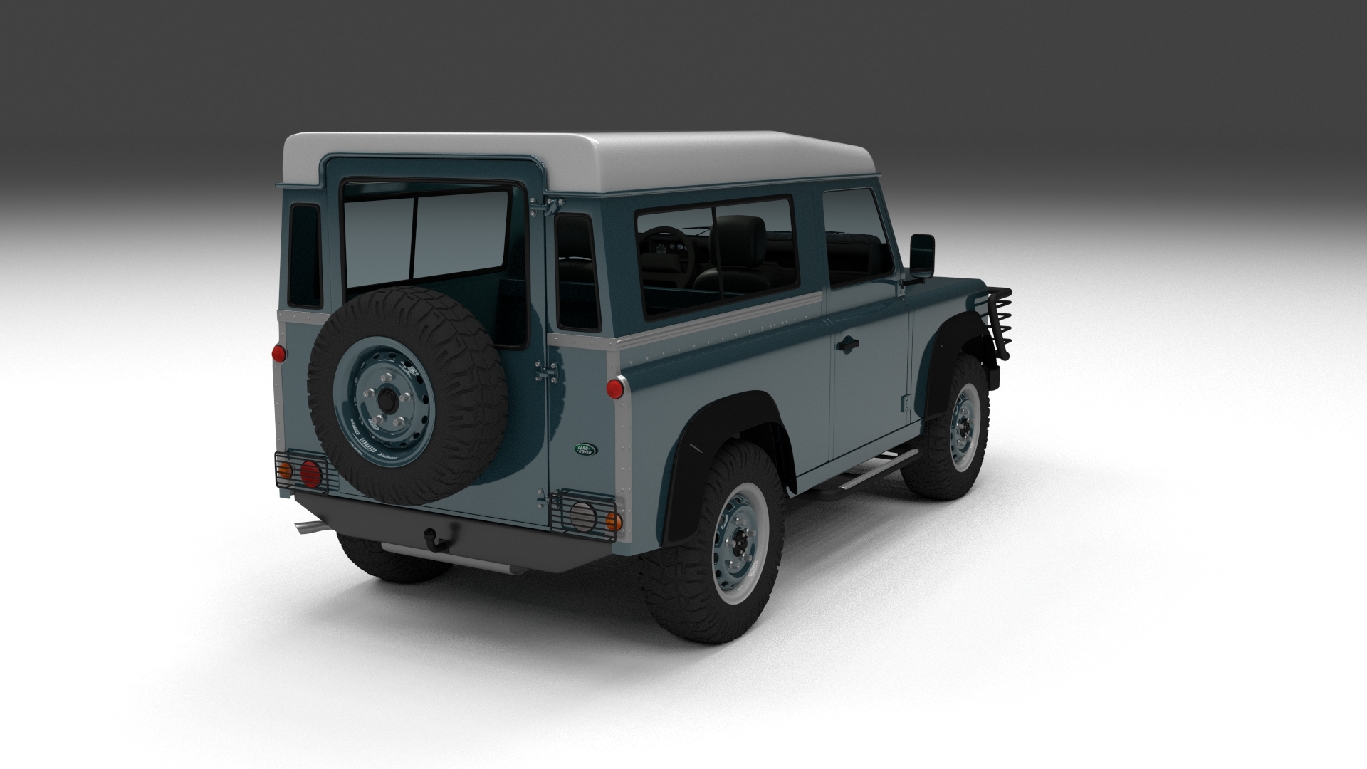 land rover defender 90 3d model