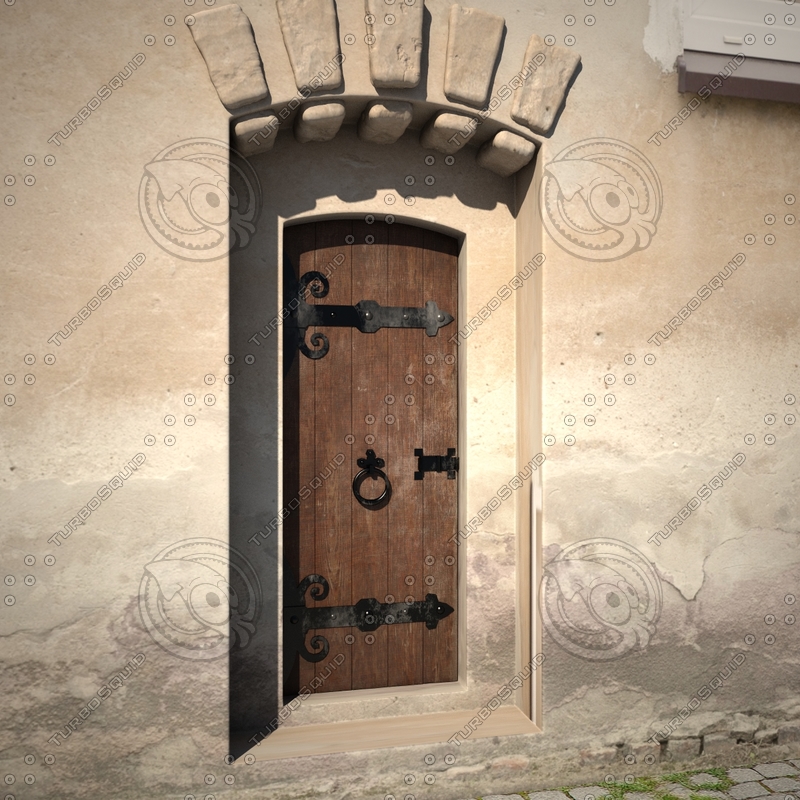 3ds max door