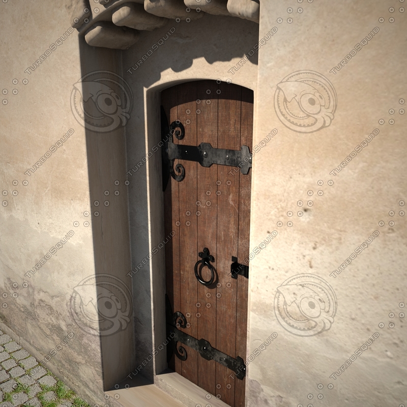 3ds max door