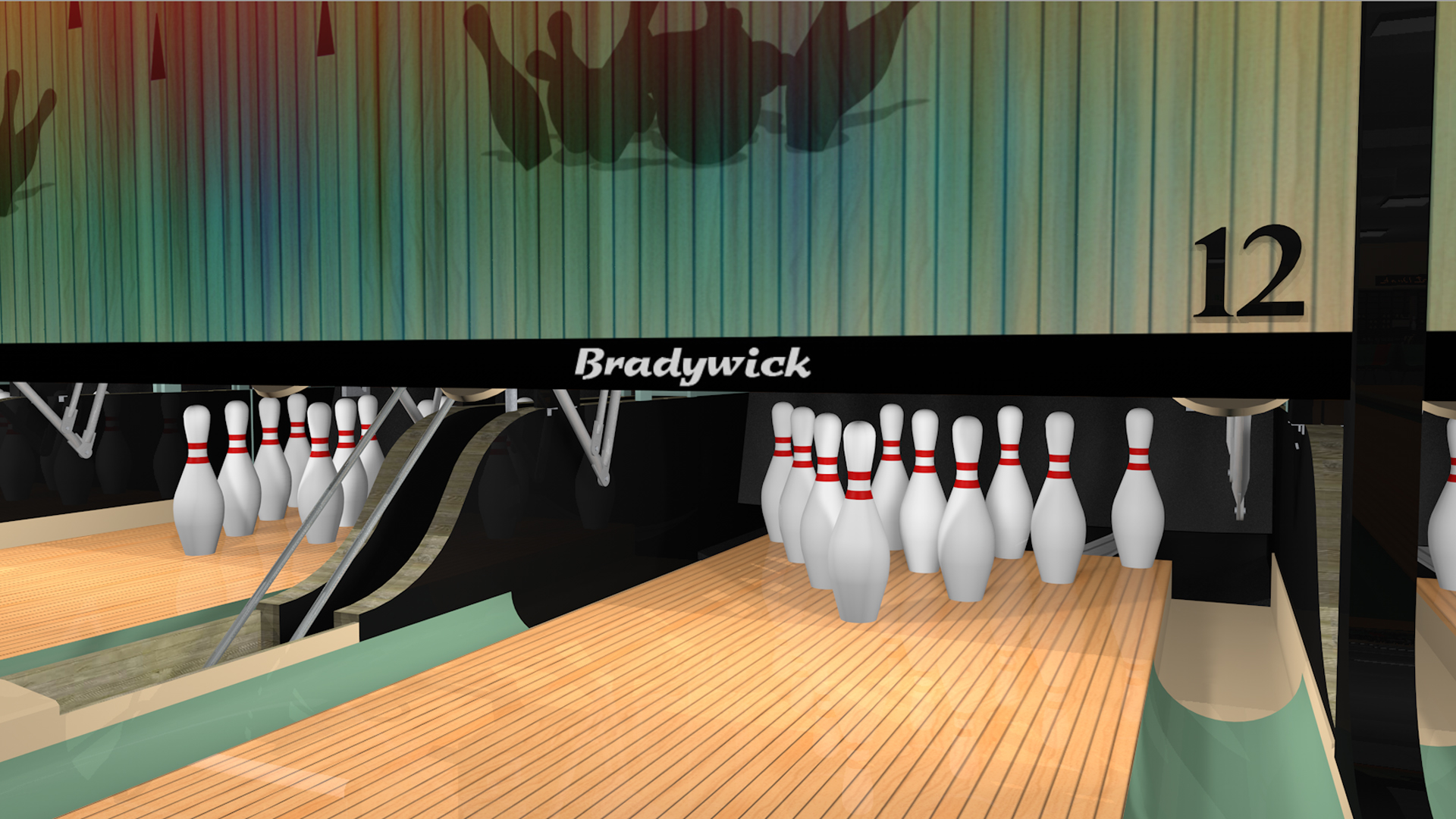 3d model pinsetters restaurant bowling alley