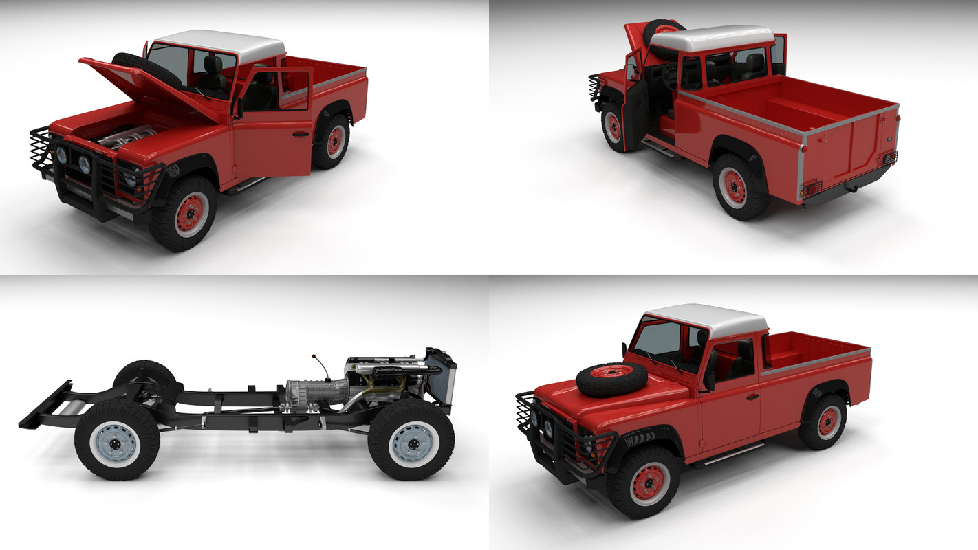 land rover defender 110 3d model