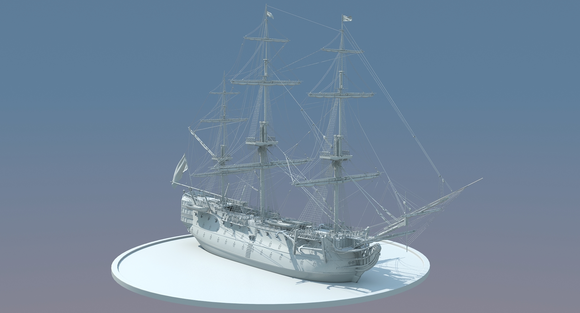 galleon prop model