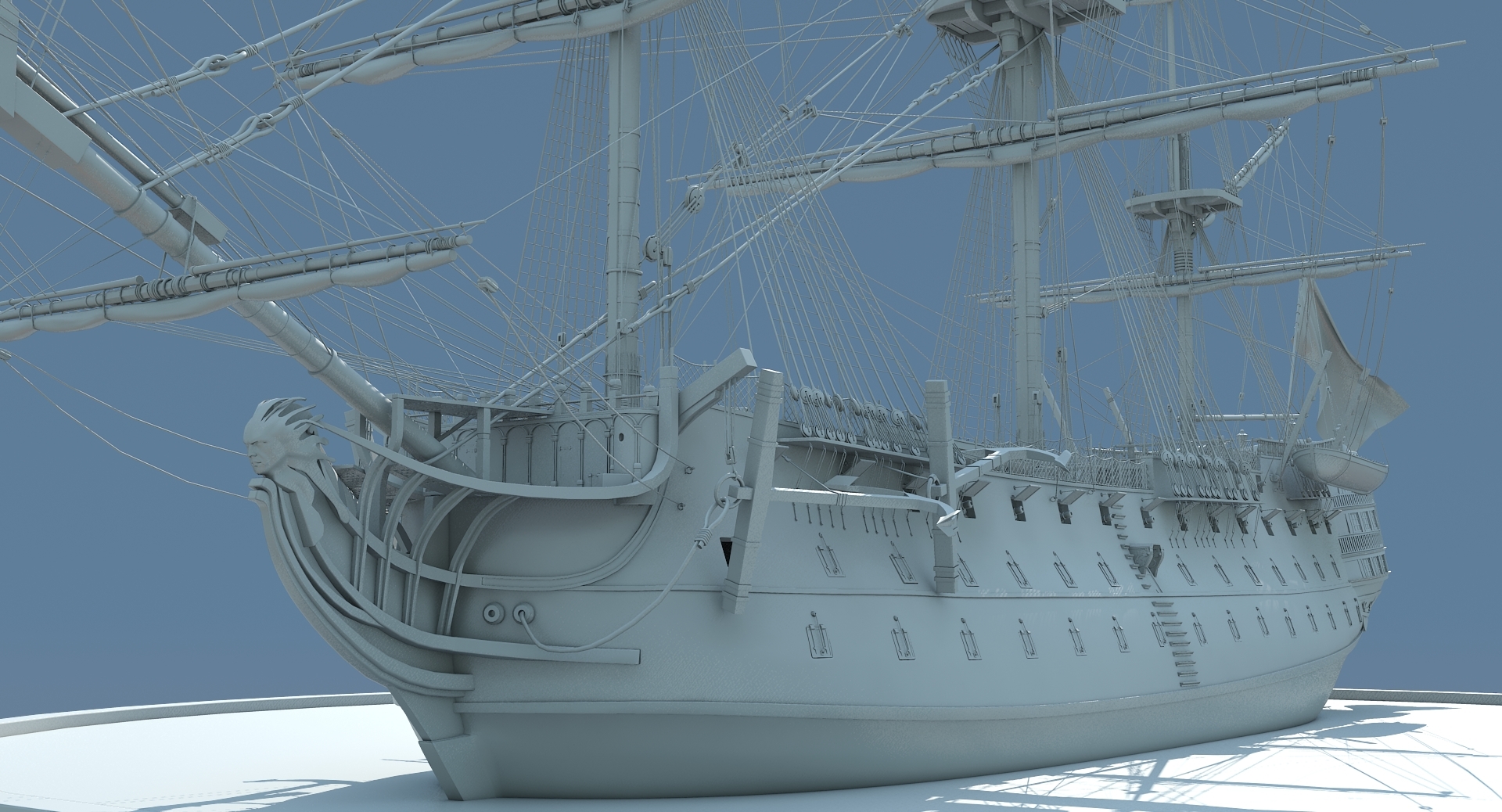 galleon prop model