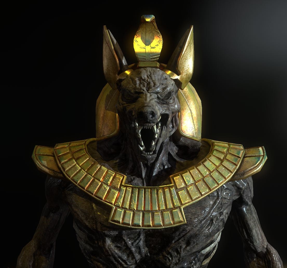 anubis 3d model