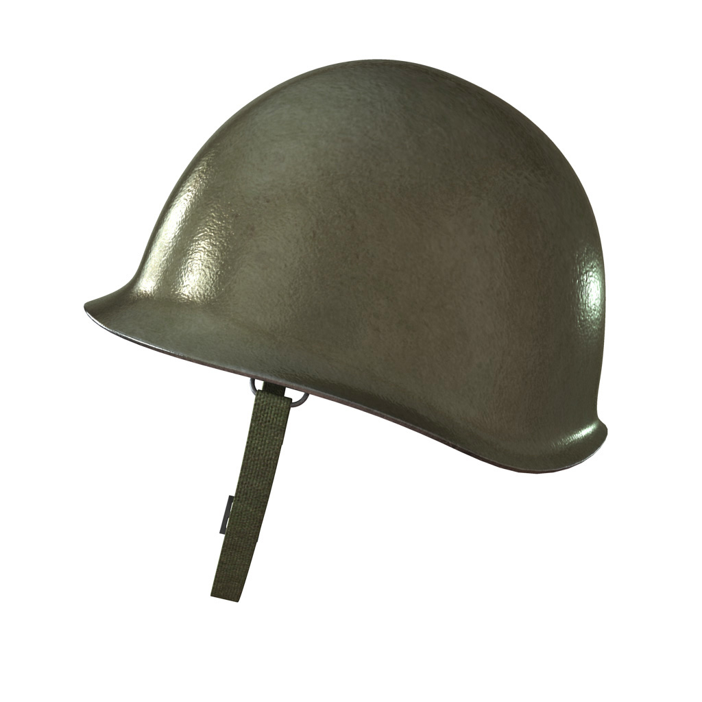 3d helmet army model