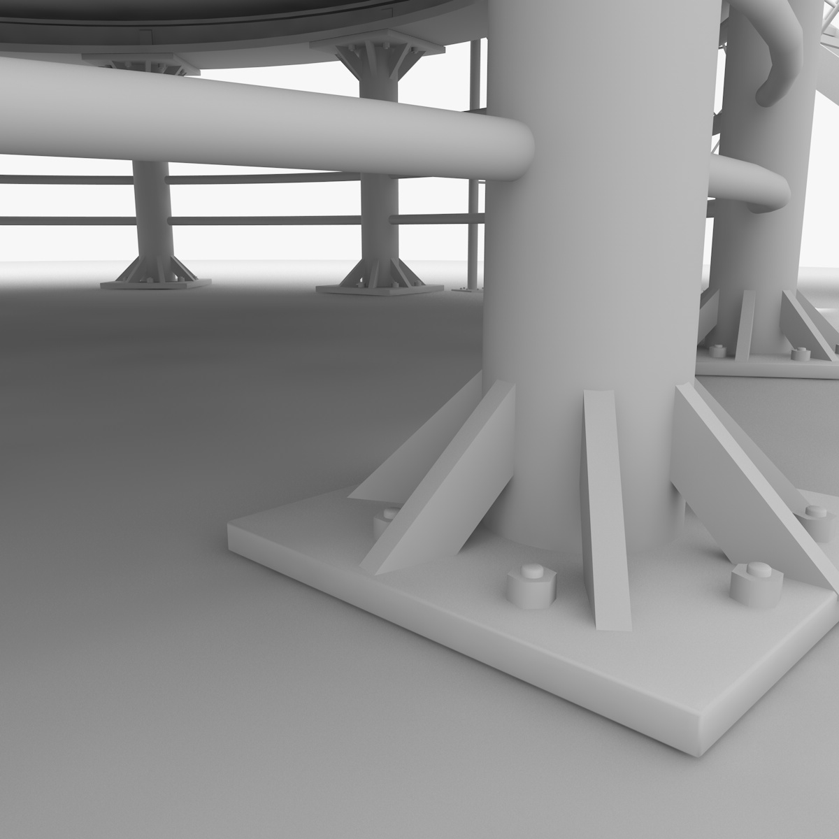 3d photorealistic helipad