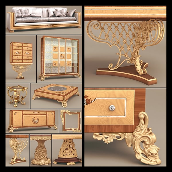 3D Baroque Models | TurboSquid