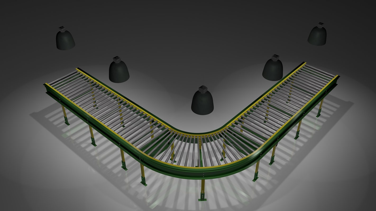 conveyor set 3d model