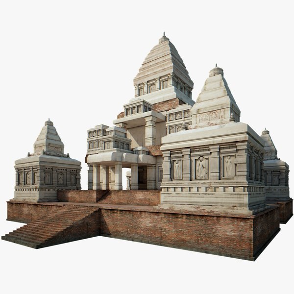 roman temple 3d model