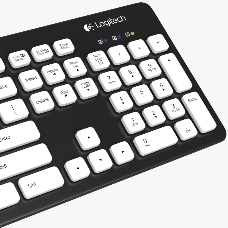 max logitech washable keyboard k310