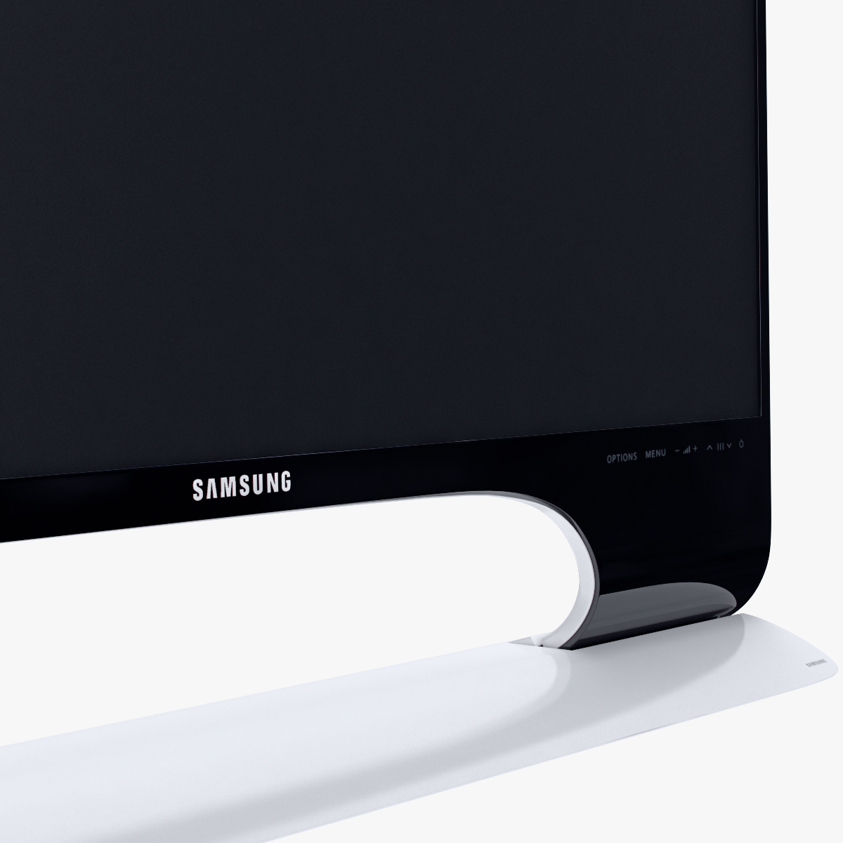 samsung monitor curved leg 3d model