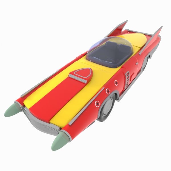 max cartoon space car