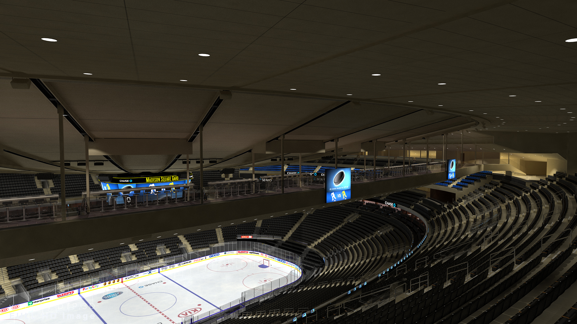 MSG Hockey Arena Modelo 3D - TurboSquid 947418