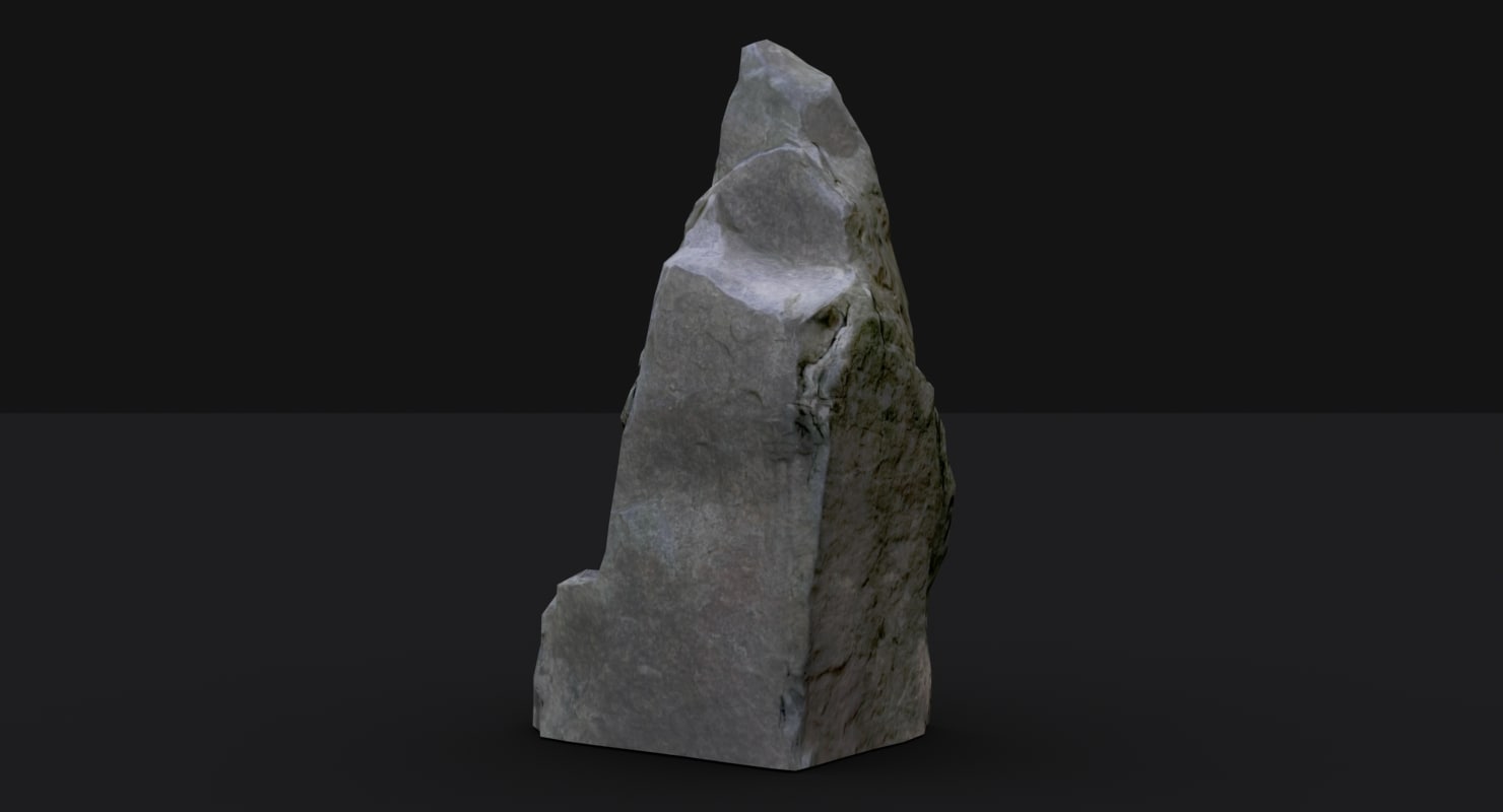 rock 3d max