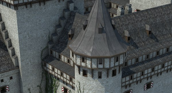 castle landmark 3d model