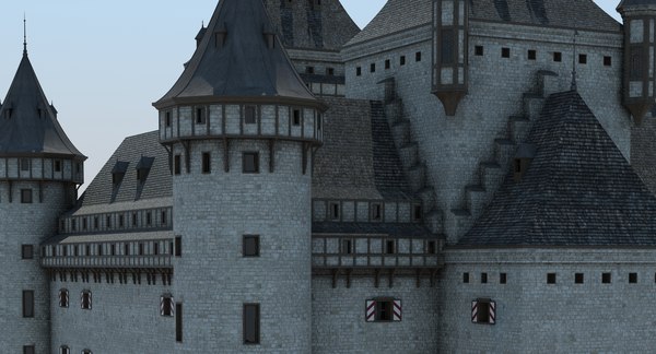 castle landmark 3d model