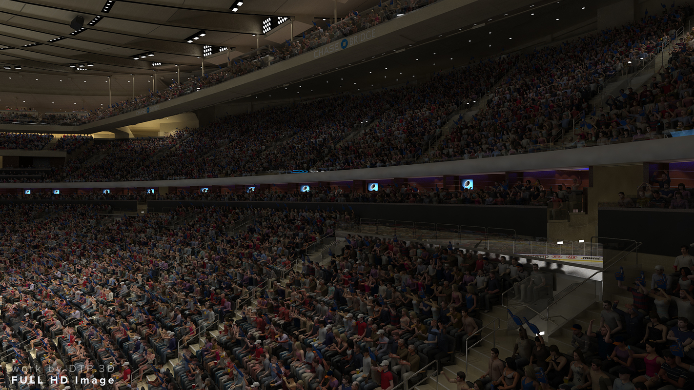 madison square garden arena 3d model