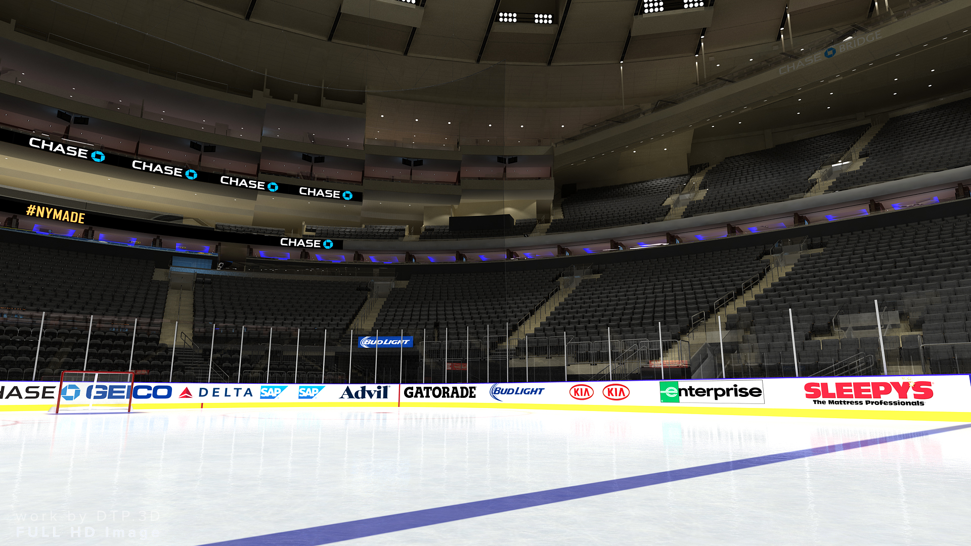madison square garden arena 3d model