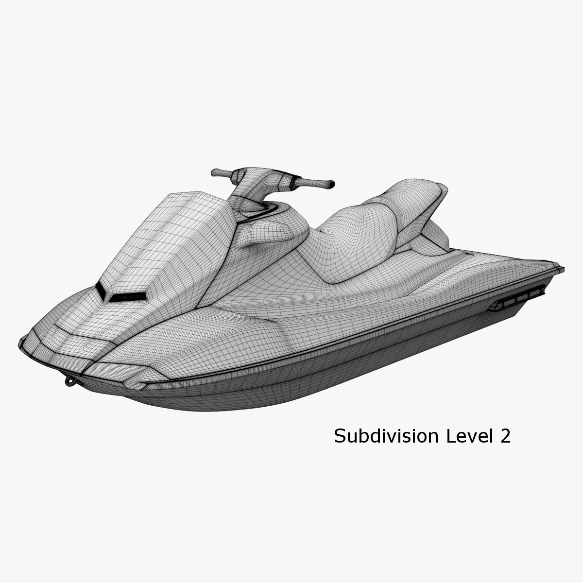 jet ski 3d model