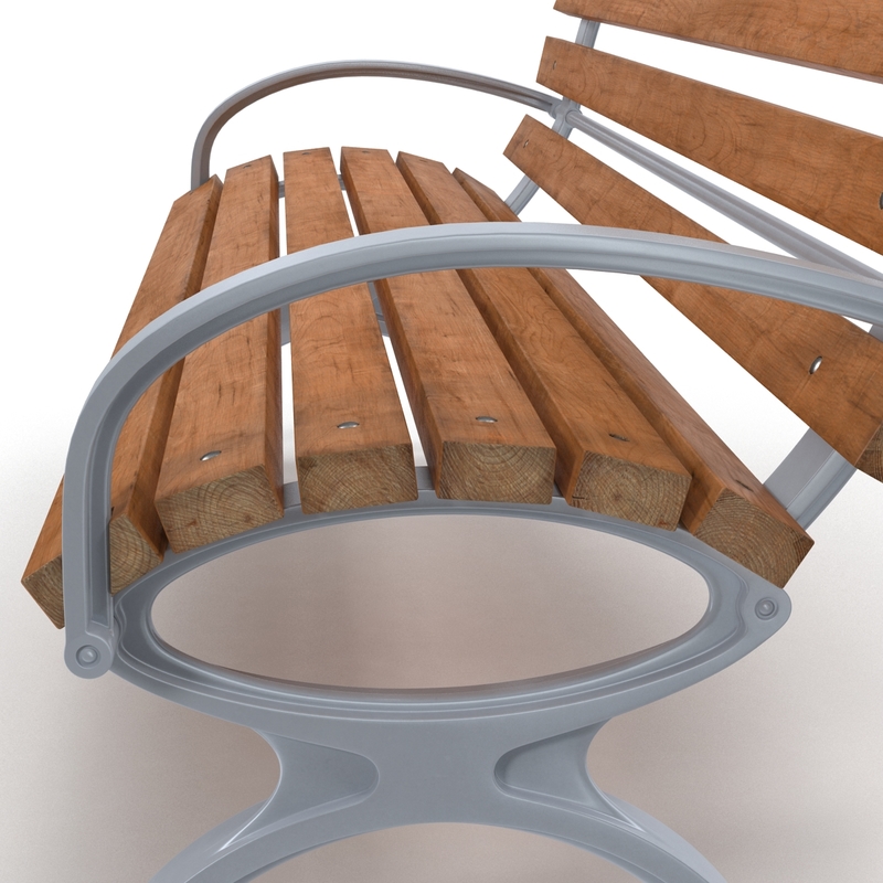 3d model bench