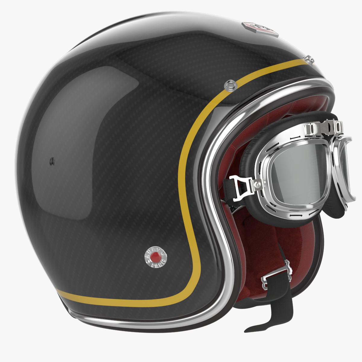 motorcycles helmet ruby 3d model