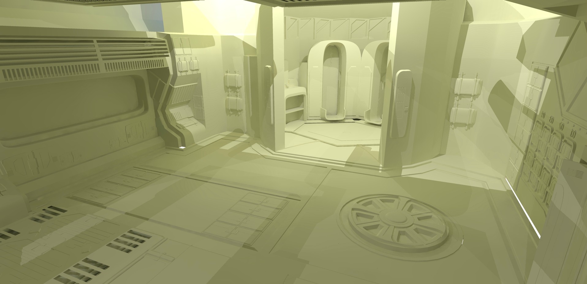 dae spaceship living quarters