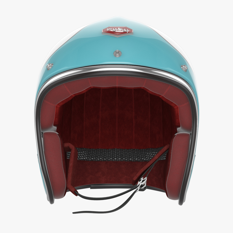 max motorcycles helmet ruby blue