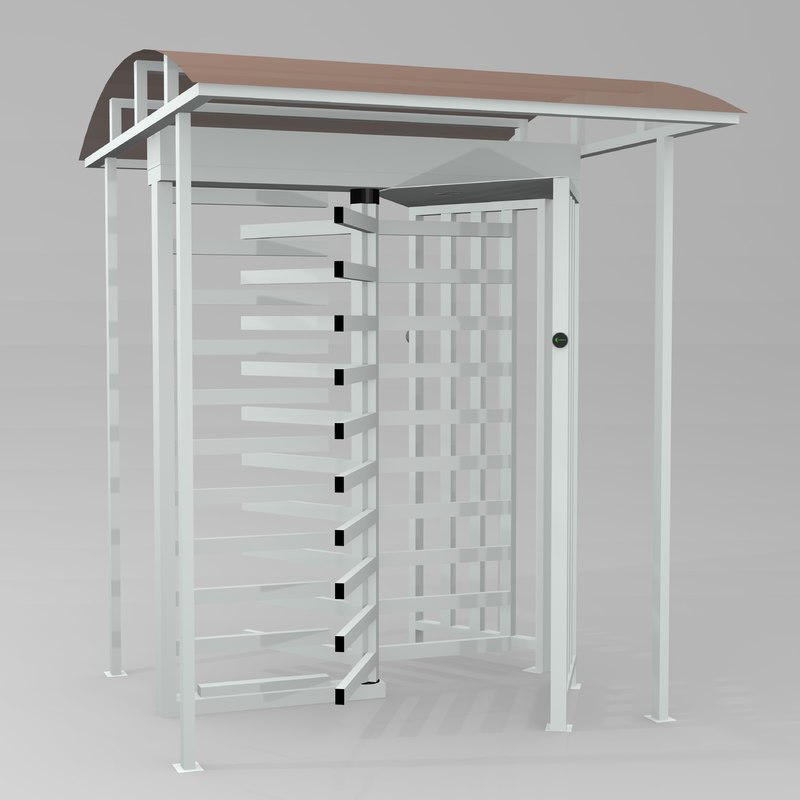 perco rtd-15 turnstile 3d model