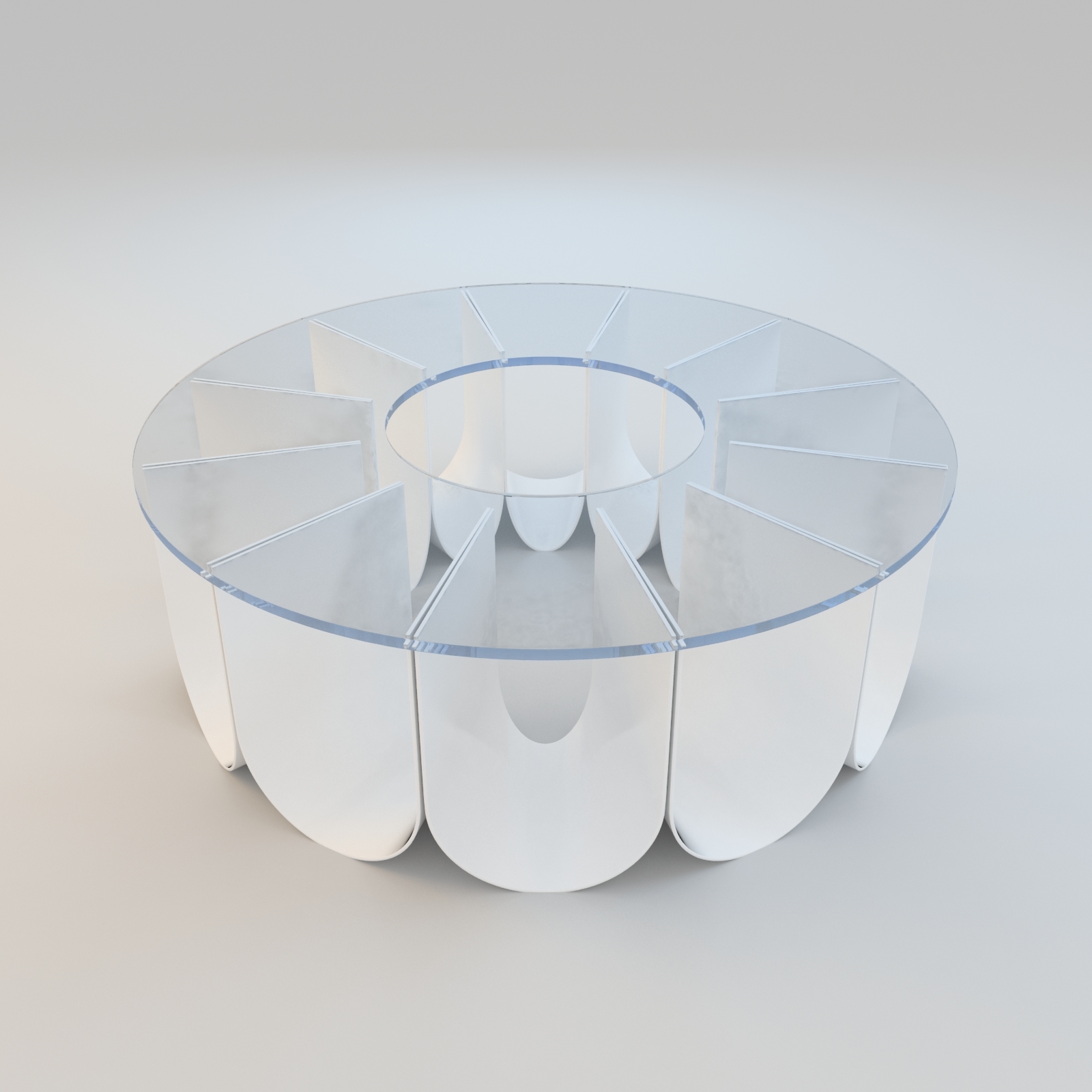 3d cocktail table iride roche model