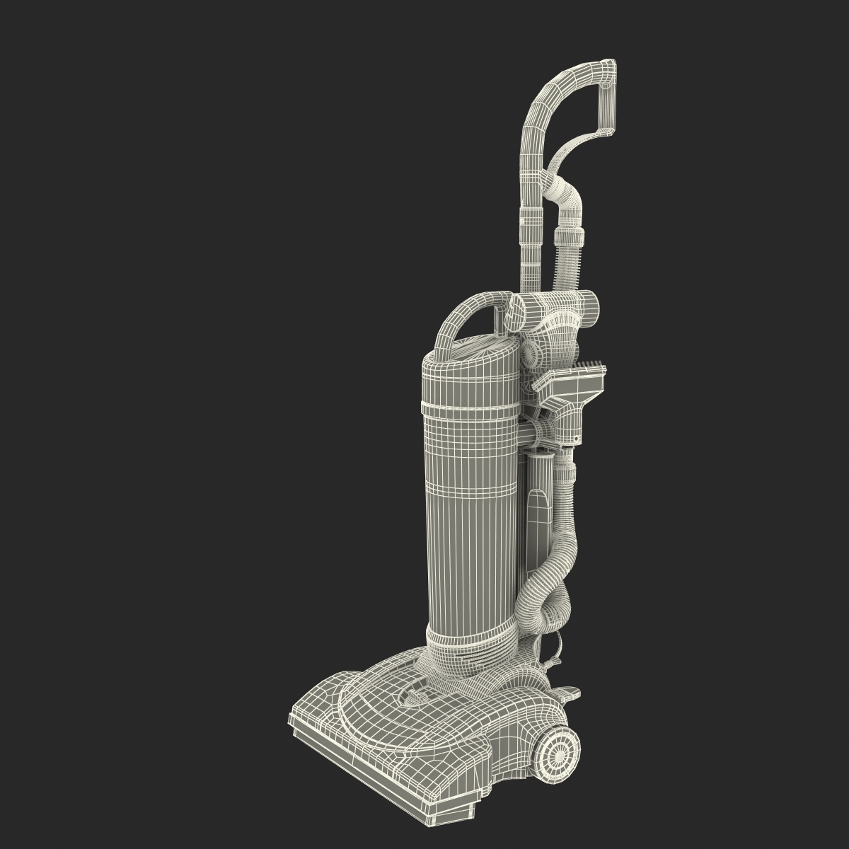 3d model upright vacuum cleaner cleaning