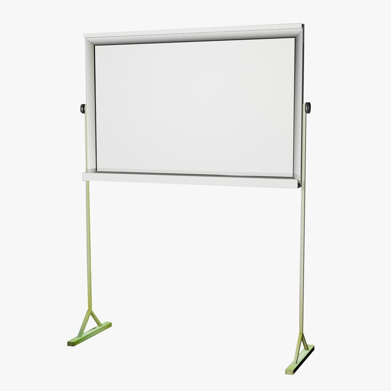 whiteboard 3d model