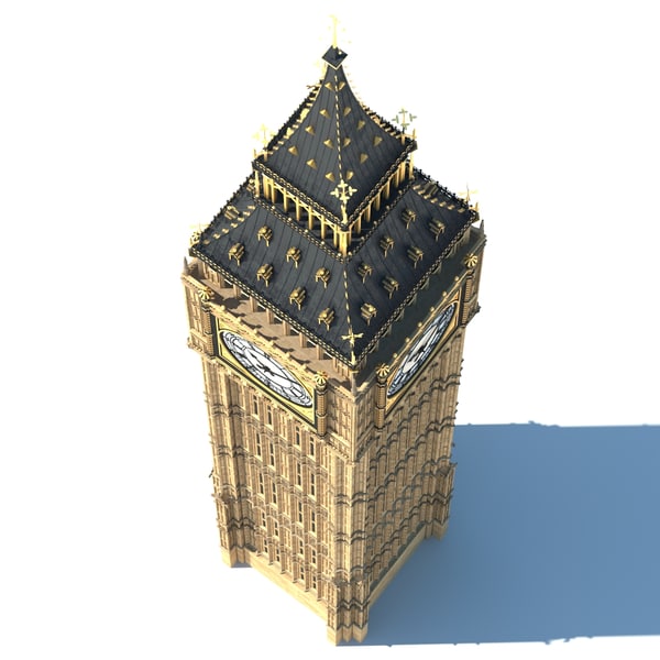 3d model big ben