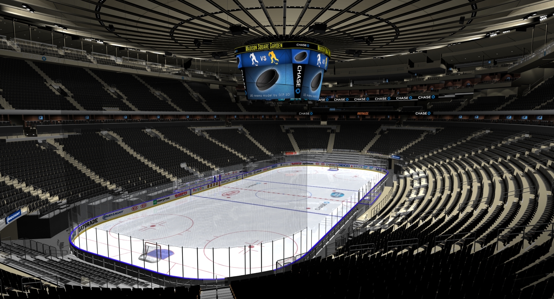 modelo 3d MSG Hockey Arena (RT) - TurboSquid 948136