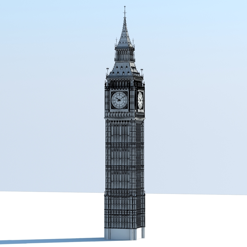 3d model big ben