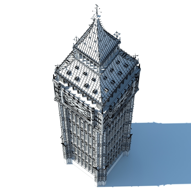 3d model big ben