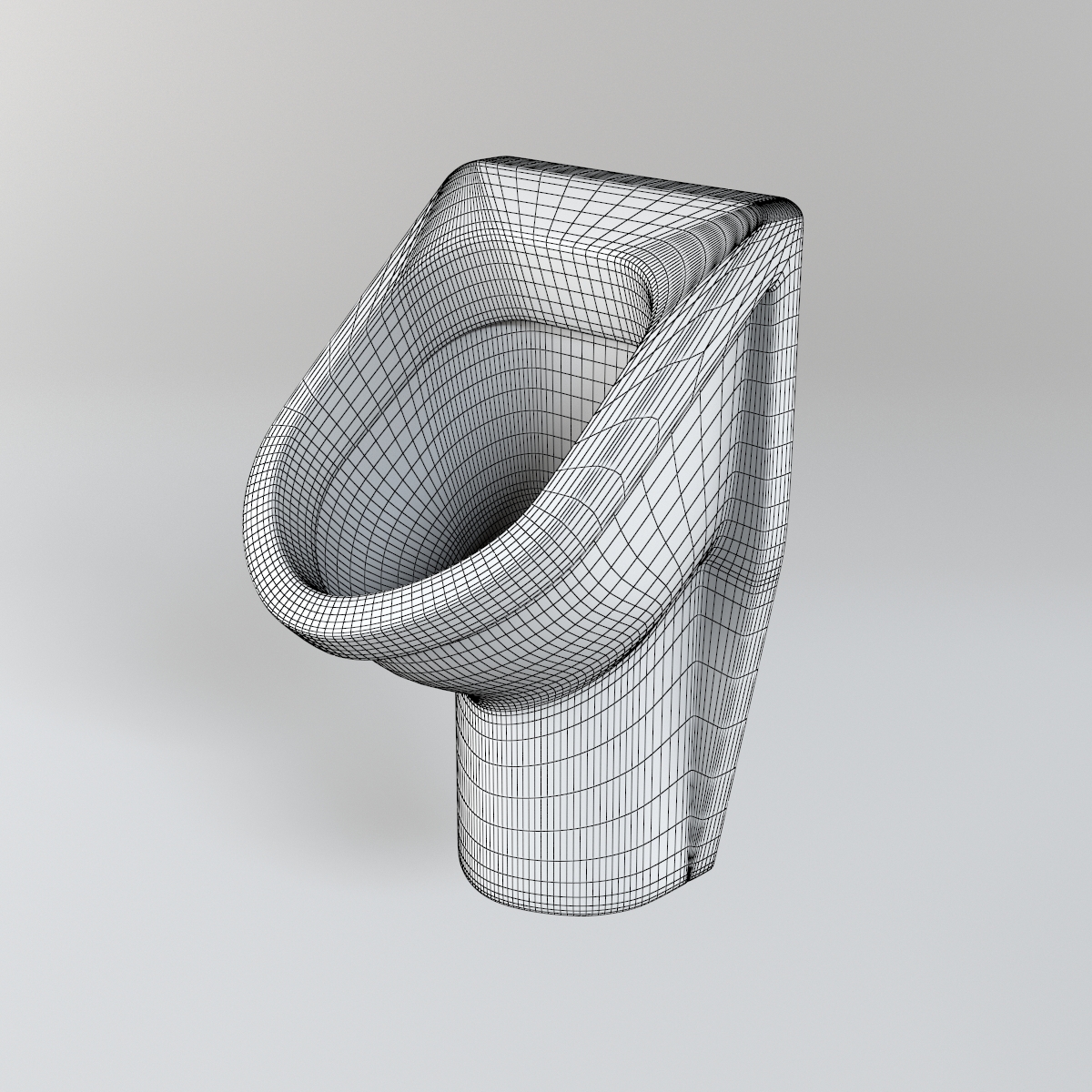 urinal 01 3d max