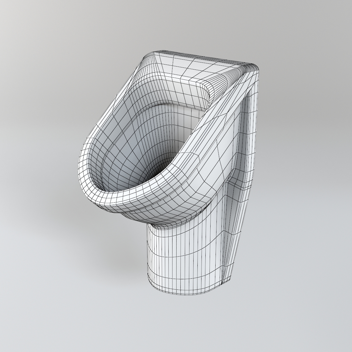 urinal 01 3d max