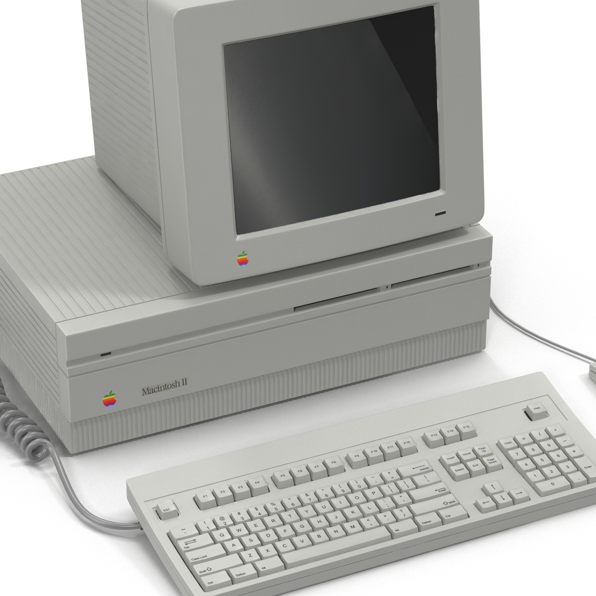 Apple Macintosh II Model 3D - TurboSquid 948354