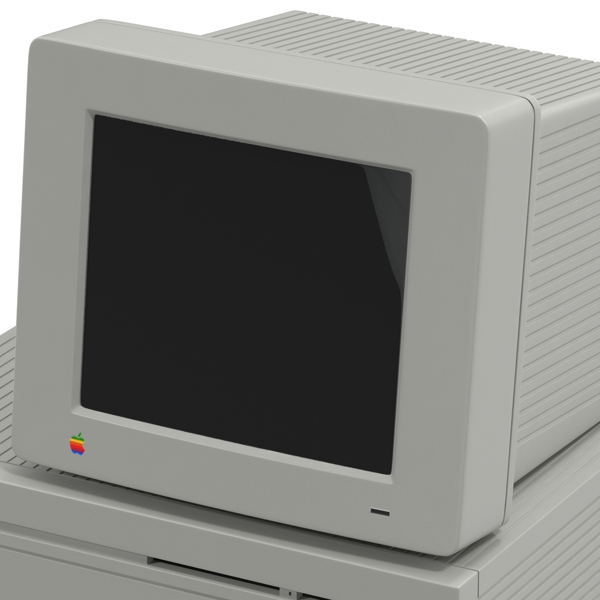 apple macintosh ii 3d model
