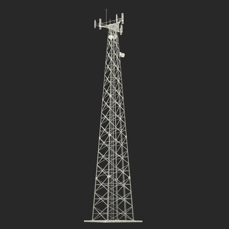 3d cellphone tower