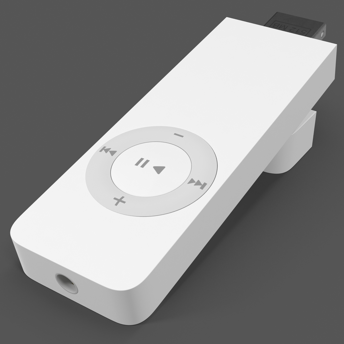 ipod shuffle 3d model