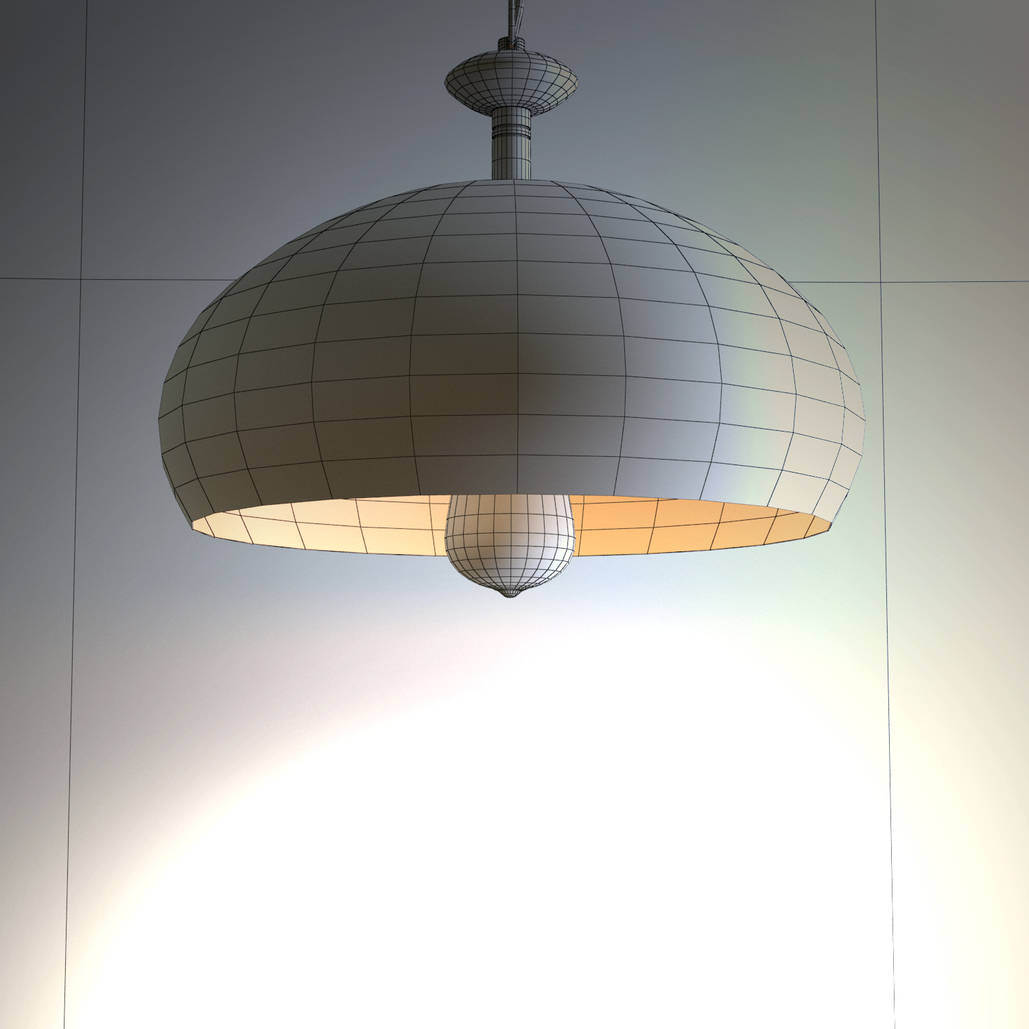 3d industrial light model