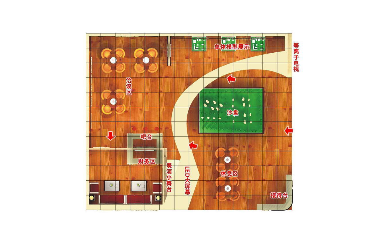 3d model of exhibition exhi