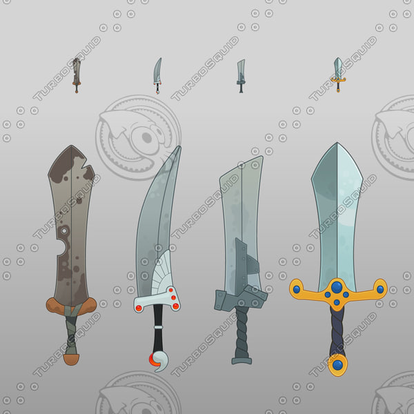 Shapes Adobe Illustrator Cartoon Sword game