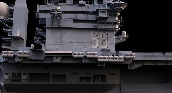 3d uss nimitz aircraft carrier